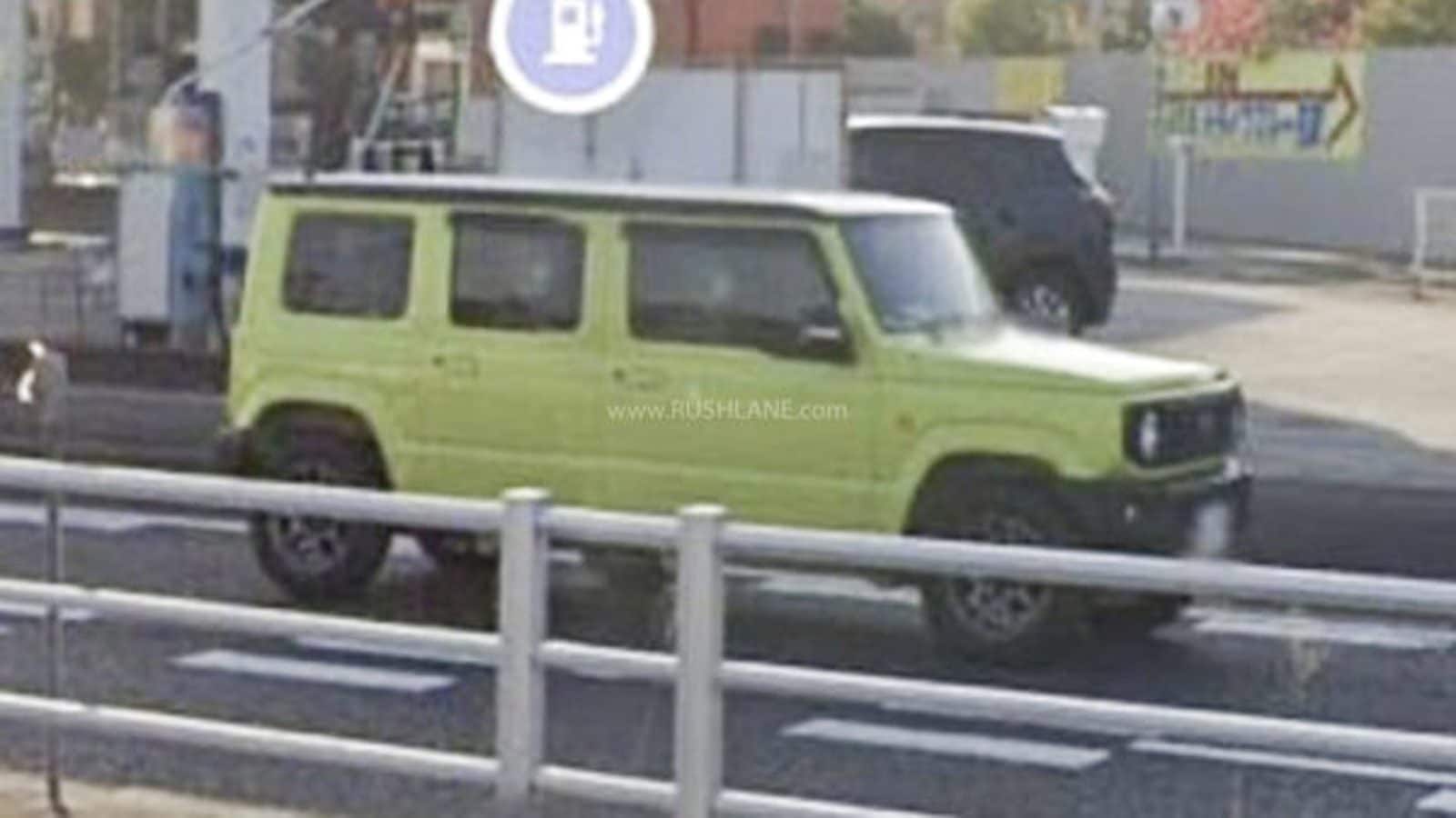 Maruti Suzuki Jimny in Lime Green Colour Spotted in India Through ...
