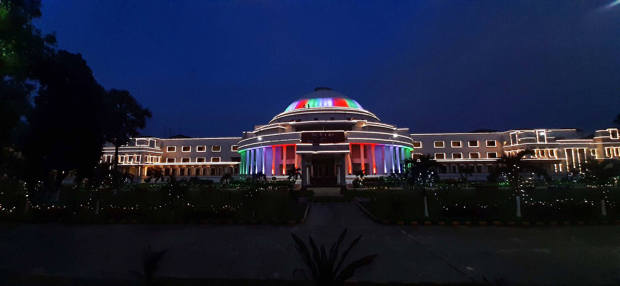 In Pictures | India Illuminated in Tricolour on Eve of 75th ...