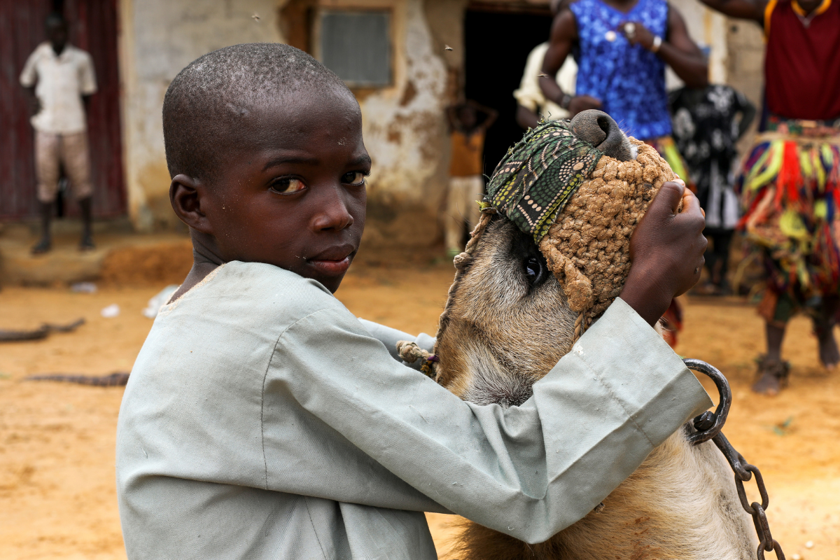 In Photos: Nigeria's Hyena Men Display the Maligned Creatures at ...