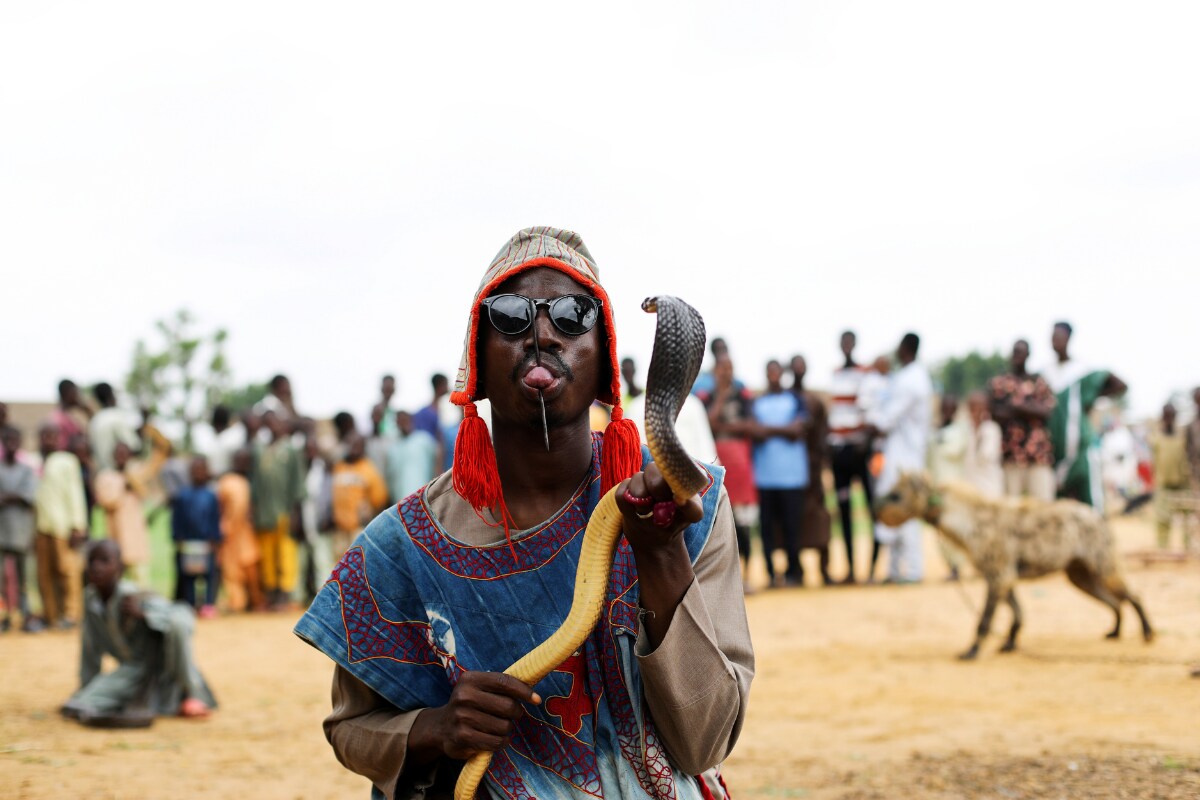 In Photos: Nigeria's Hyena Men Display the Maligned Creatures at ...
