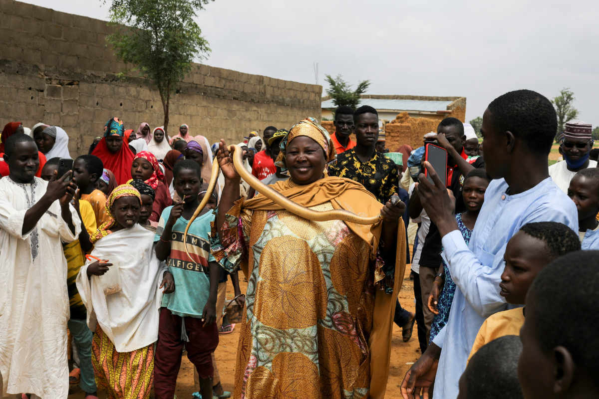 In Photos: Nigeria's Hyena Men Display the Maligned Creatures at ...