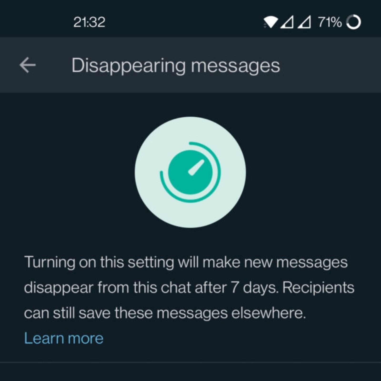Whatsapp Disappearing Messages Feature Spotted In Android WhatsApp's
