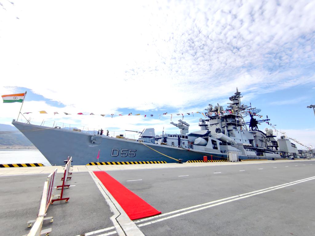 Independence Day 2021: With First Rays of Sun, Navy Warships Deployed ...