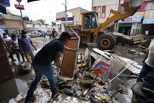 Flooding North Of Mexico City Leaves Streets Submerged