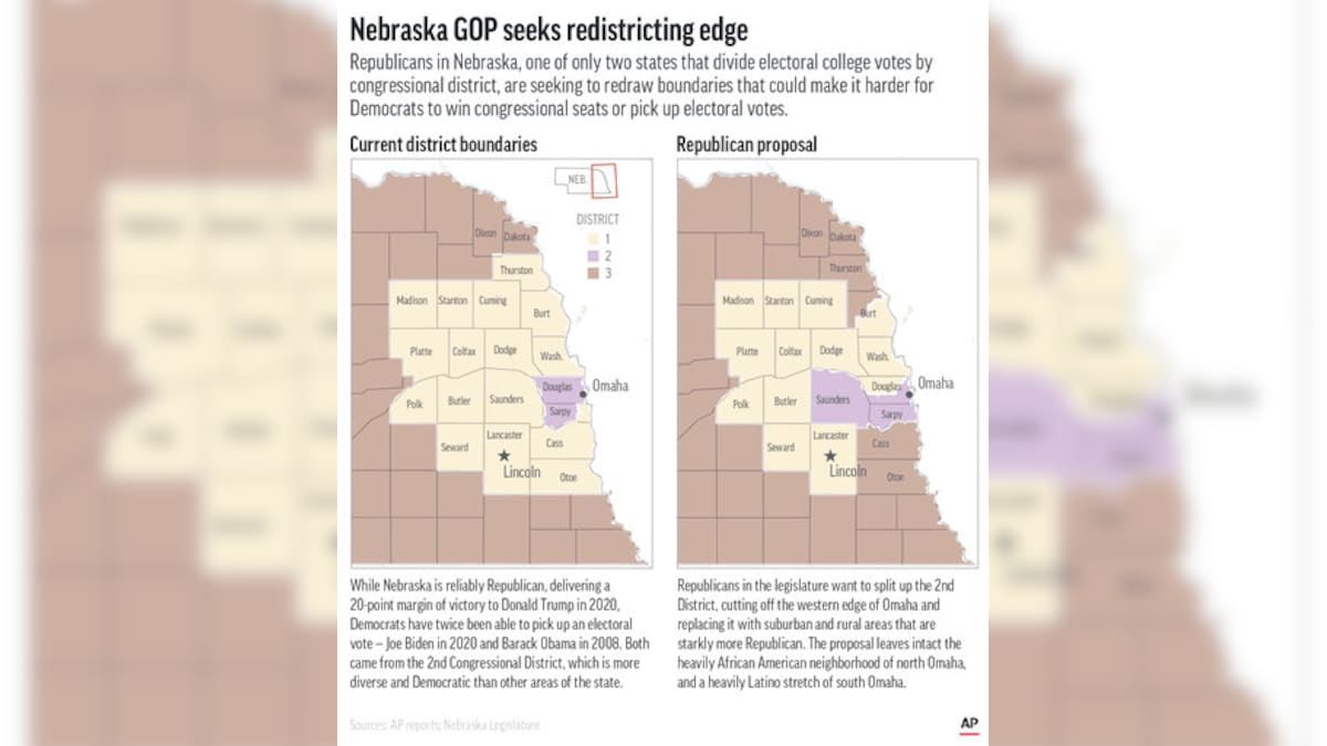One In 538: Map Sparks Fight Over Electoral Vote In Nebraska - News18