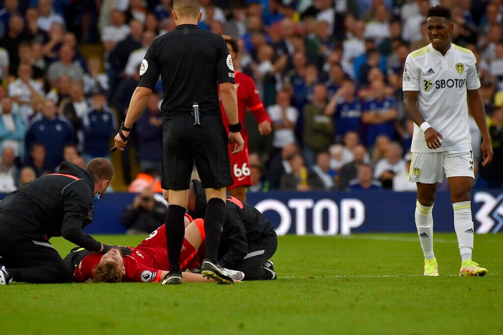 Harvey Elliott Suffers Horrific Injury as His Leg Snaps Clean in Two ...