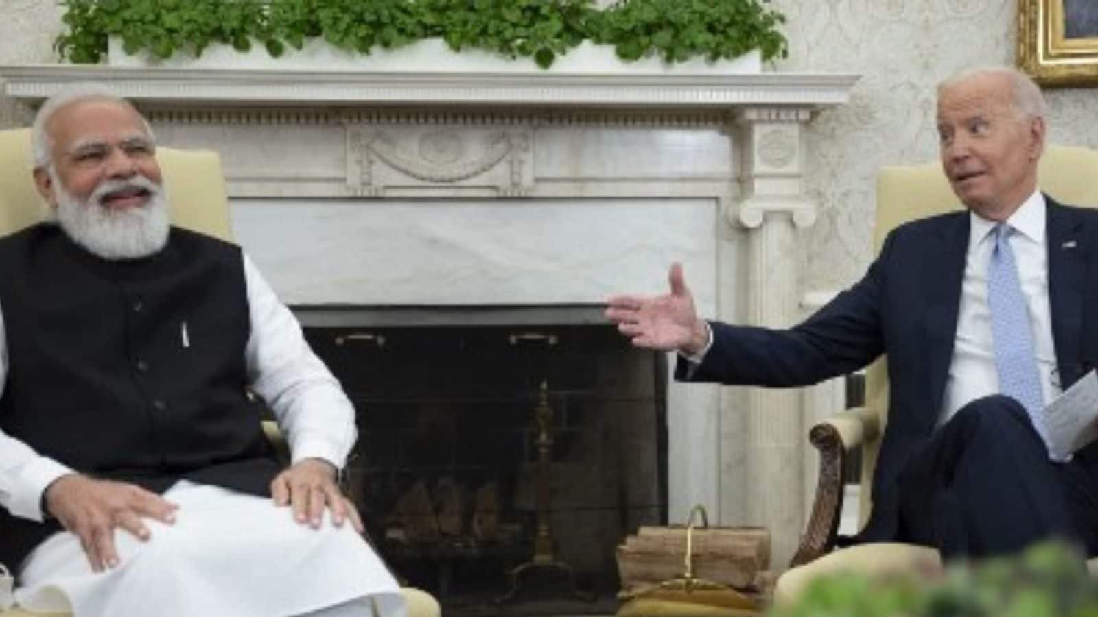 Modi US Visit: PM Holds First Bilateral Meeting With Prez Joe Biden at ...