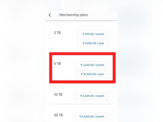 Google One Gets New 5TB Storage Plan, Here's How Much it Costs in India ...