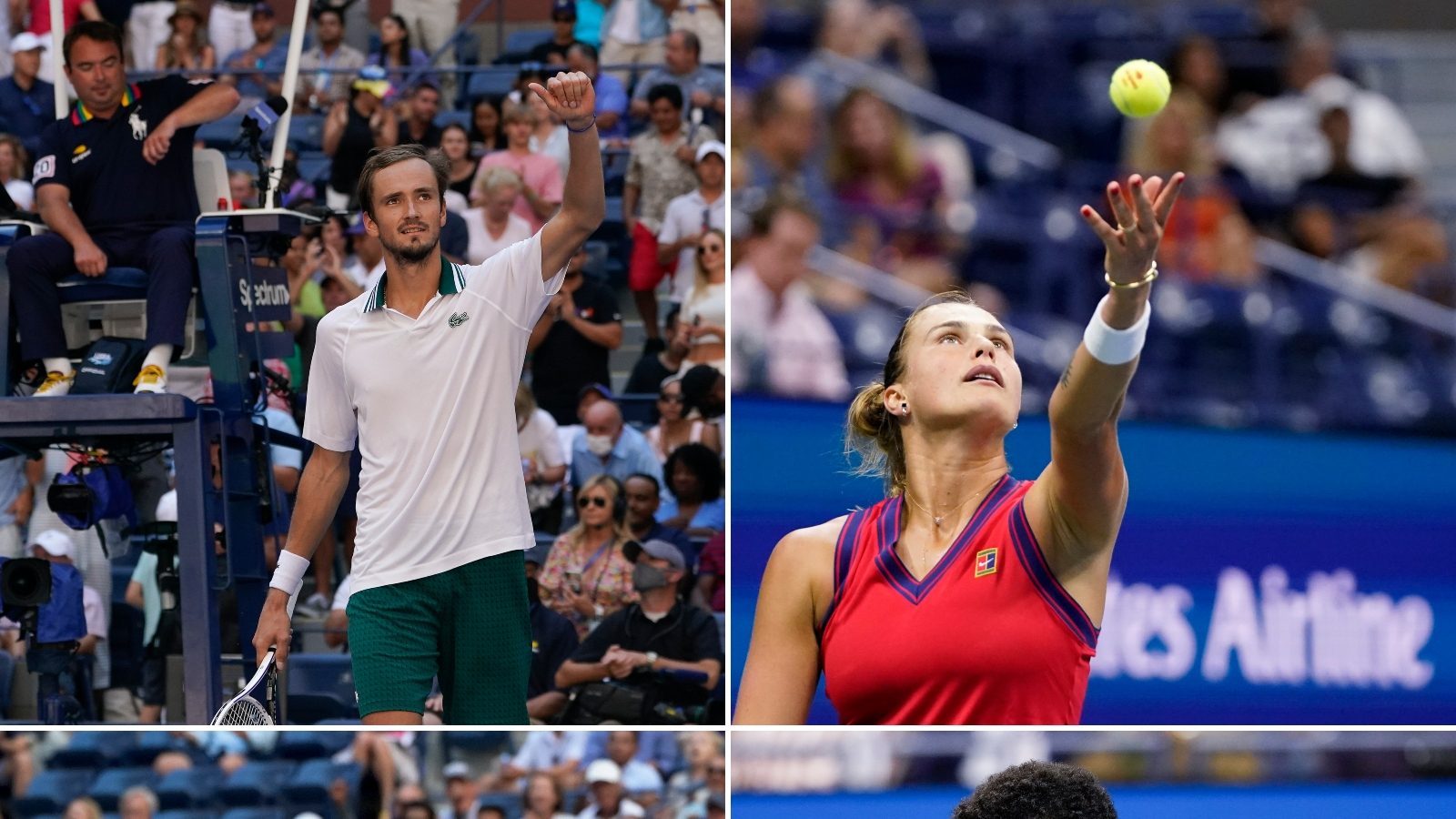 US Open 2021: Medvedev, Sabalenka, Canadians Leylah and Auger Aliassime Make Semis, In Pics - News18