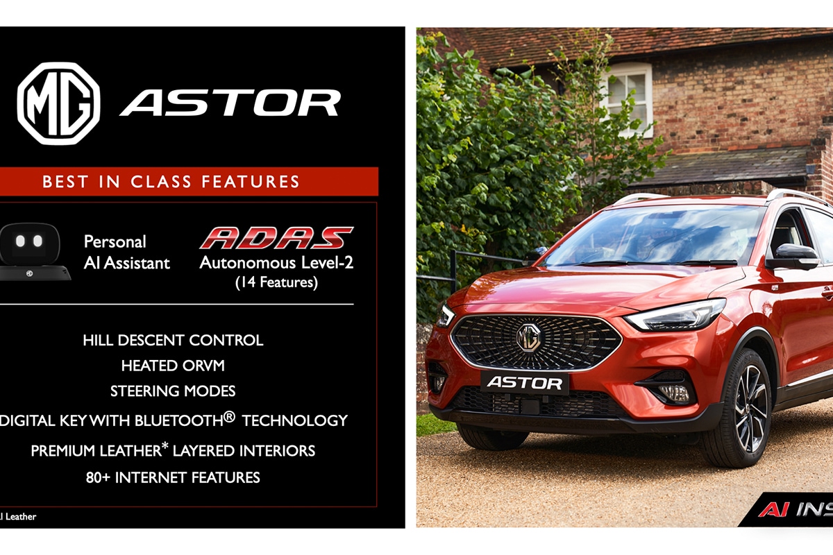 In Pics: MG Astor SUV Unveiled, See Design, Features and More in Detail ...