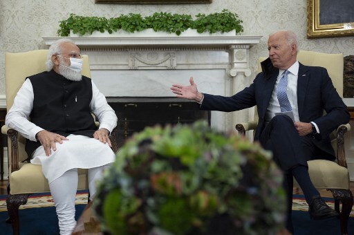 Modi US Visit: PM Holds First Bilateral Meeting With Prez Joe Biden at ...