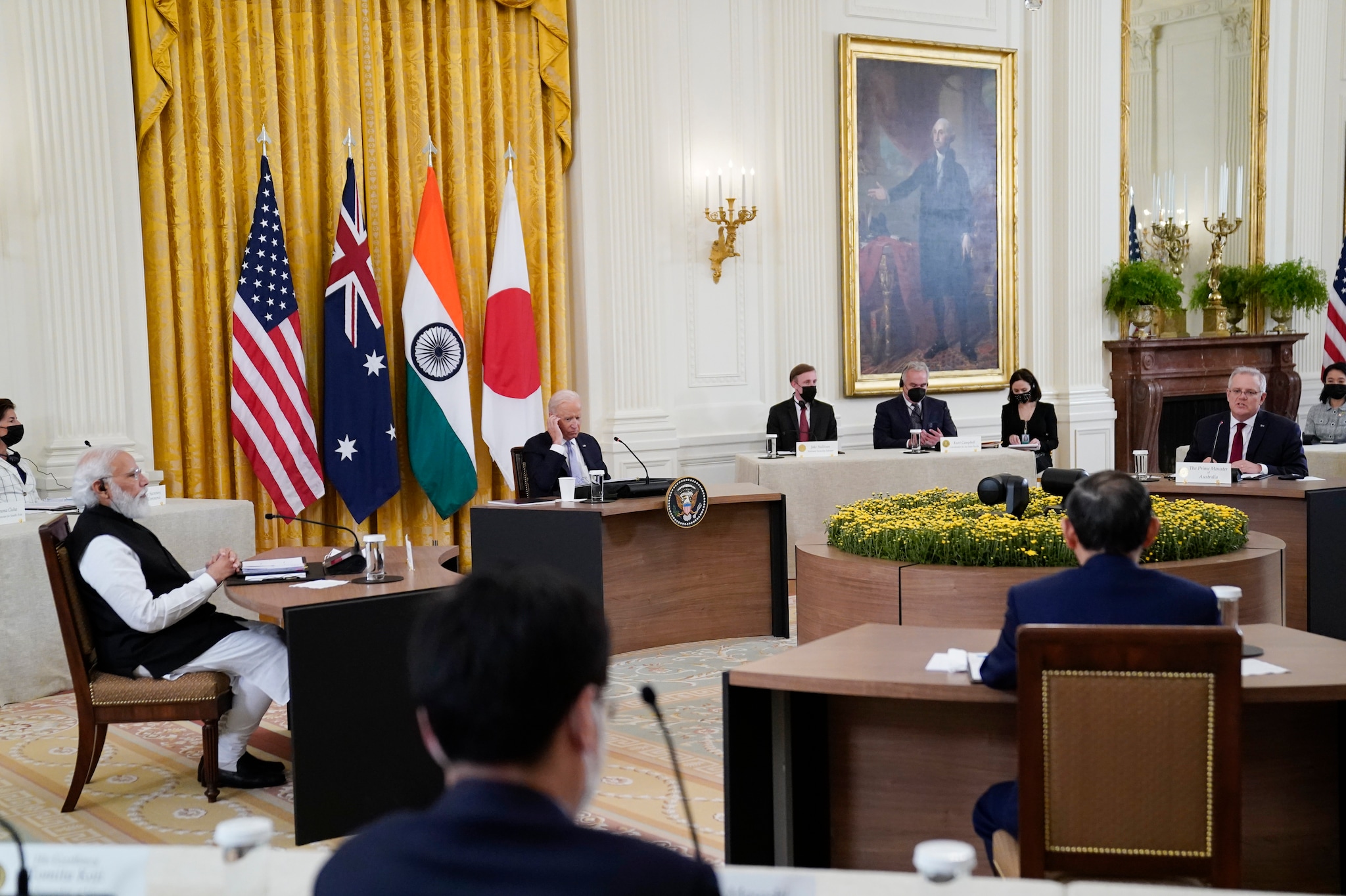 IN PICS | Historic Quad Summit With PM Modi, Joe Biden at White House ...