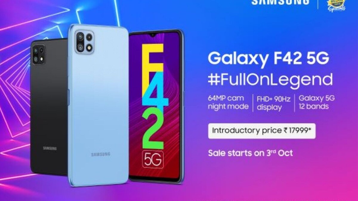Samsung Galaxy F42 5G With Triple Cameras, Introductory Price Offer ...