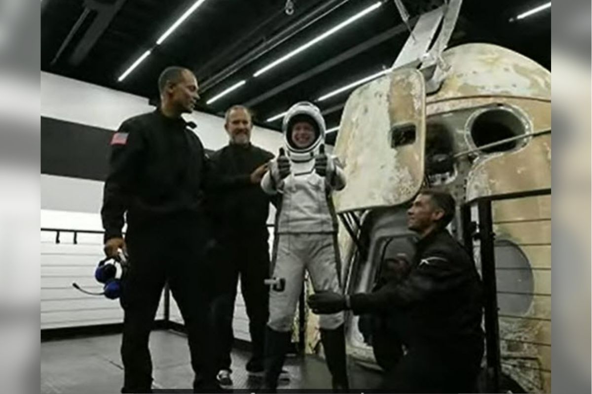 In Photos: SpaceX Inspiration 4 Capsule With All-Civilian Orbital Crew ...