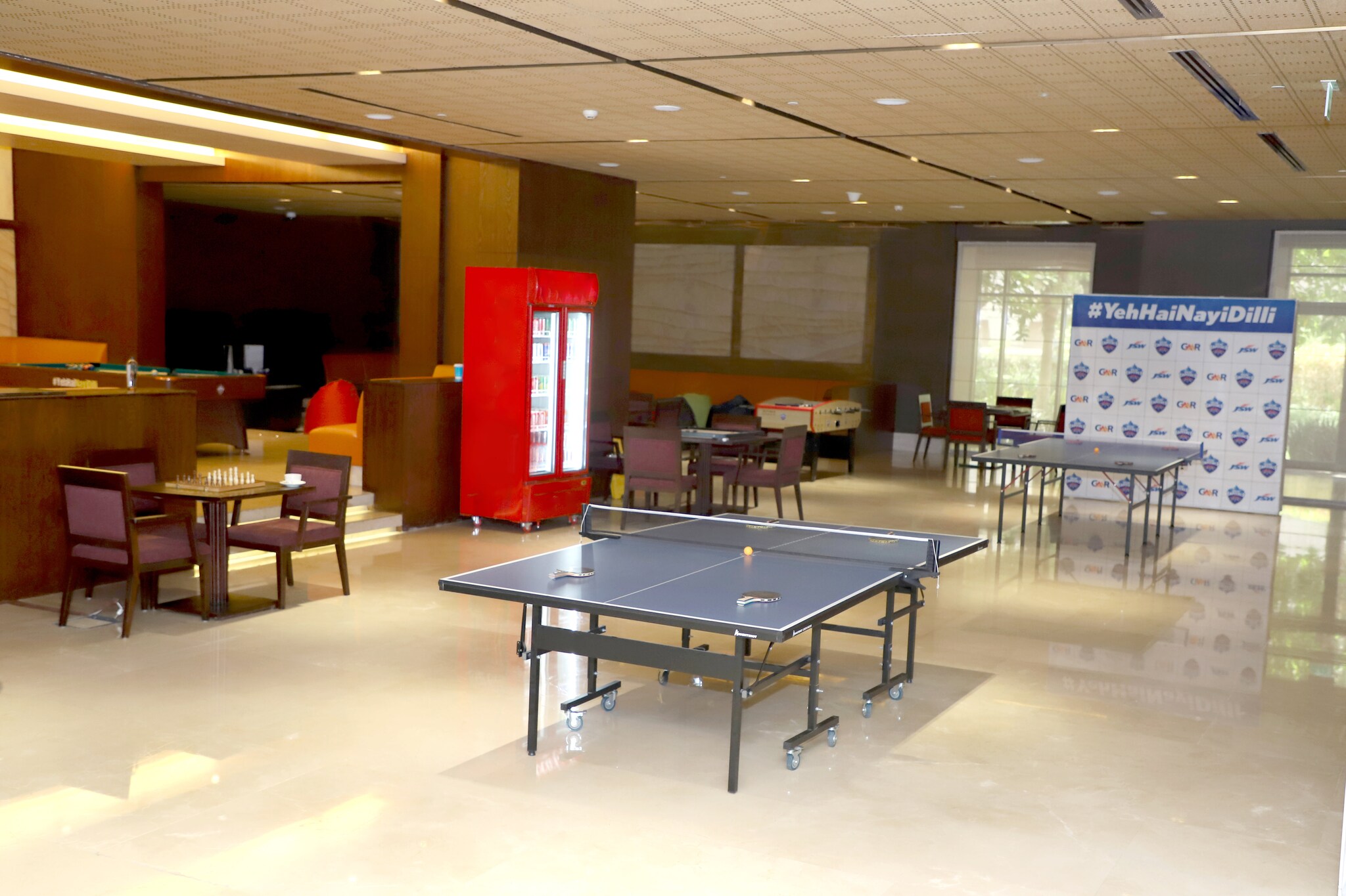 IN PICS: Delhi Capitals' Recreation Room Contains Video Games, Pool ...