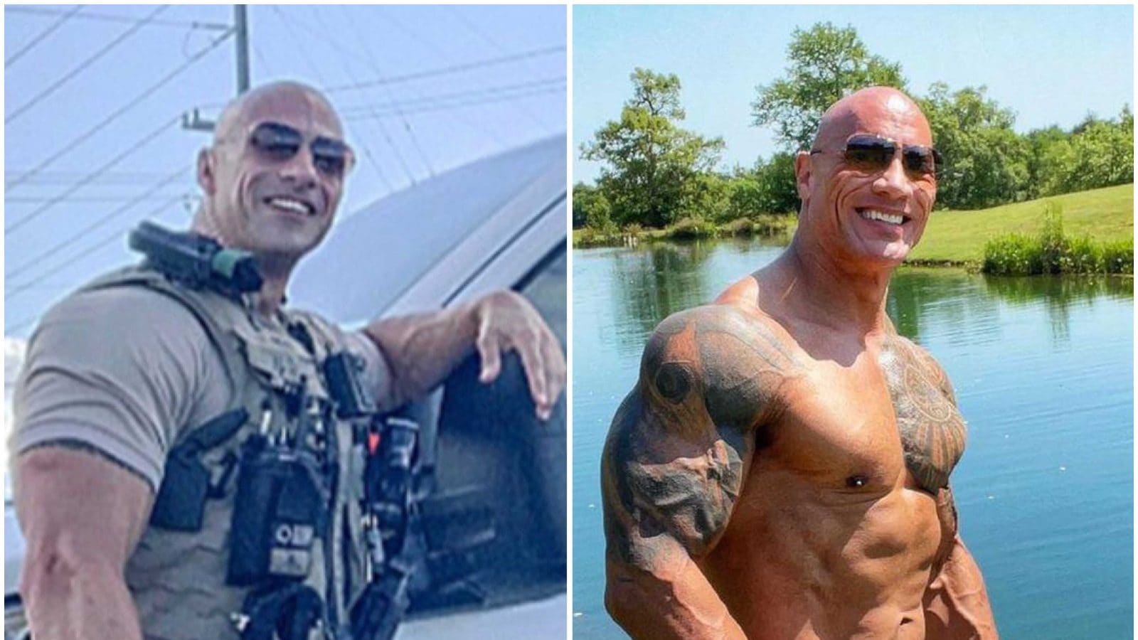 Dwayne 'The Rock' Johnson Goes 'Wow' at His Look Alike Eric Fields ...