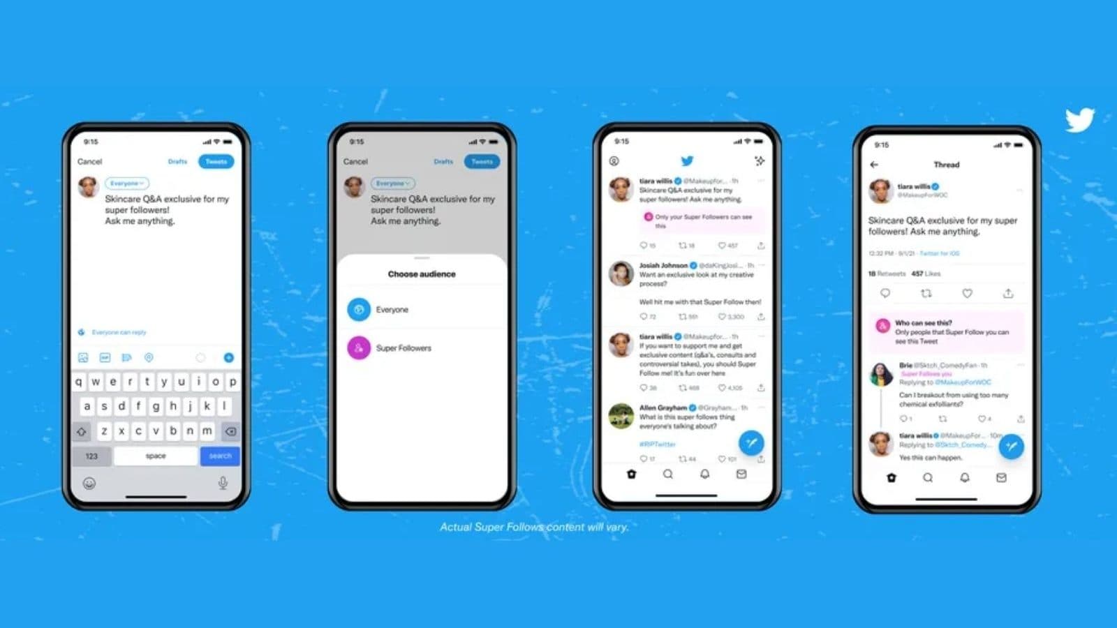 Twitter Super Follows Starts Rolling Out on iOS For Users in US, Canada ...