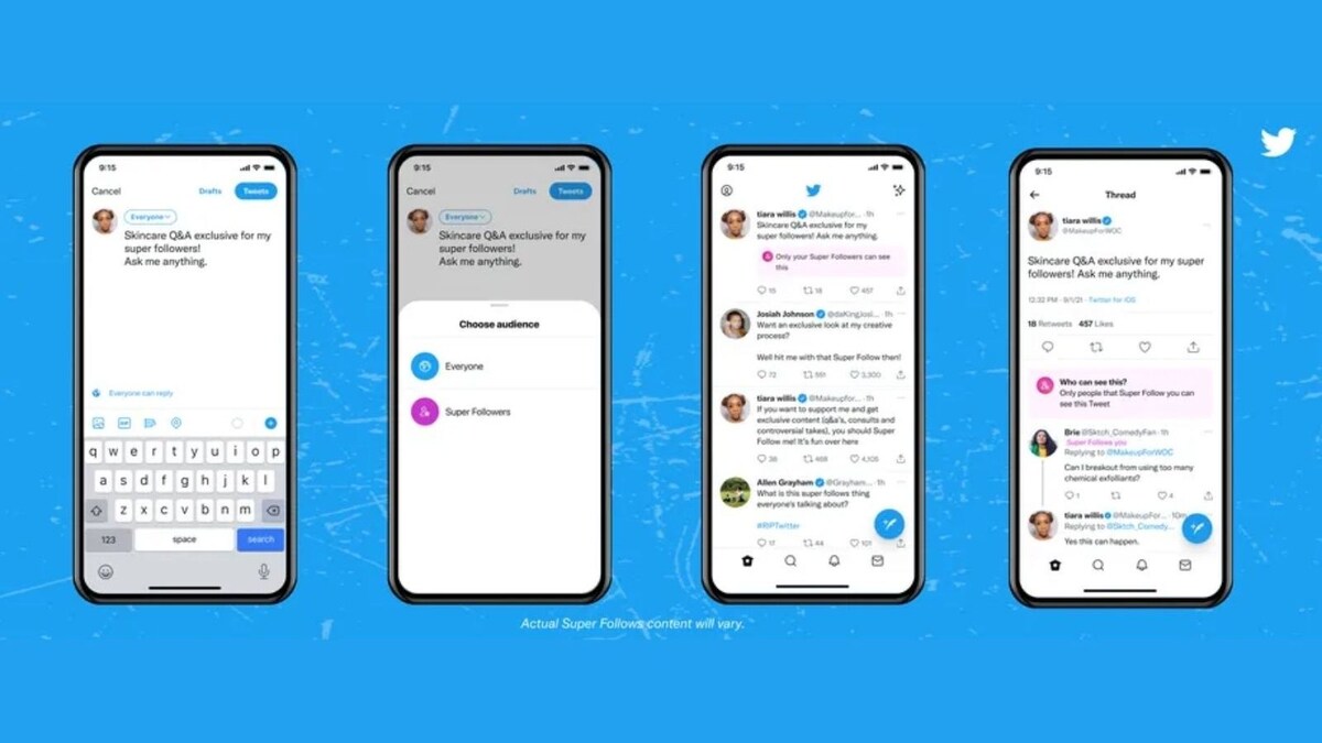 Twitter Super Follows Starts Rolling Out on iOS For Users in US, Canada ...
