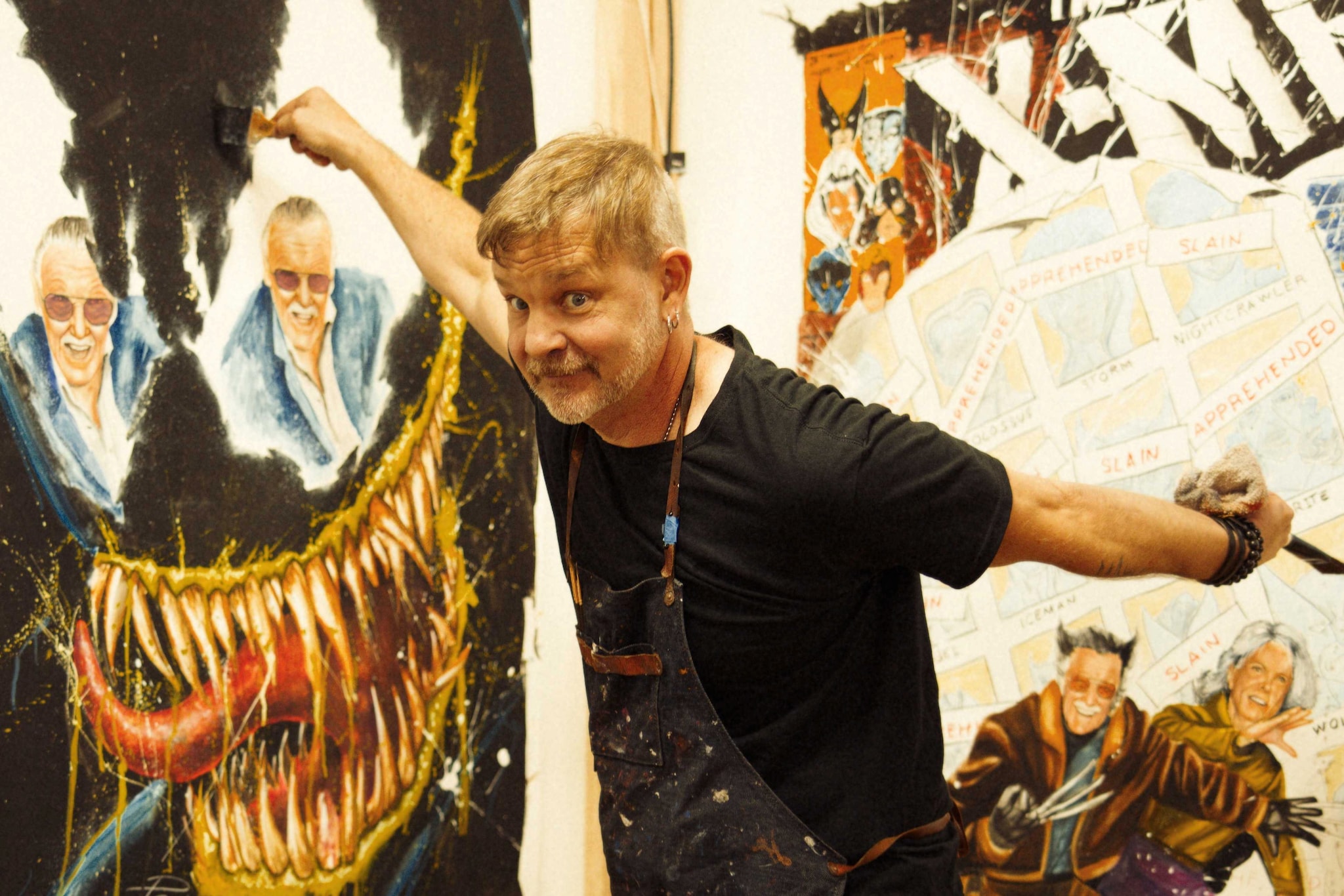 In Photos: Marvel Covers Artworks Starring Stan Lee Go Up for ...