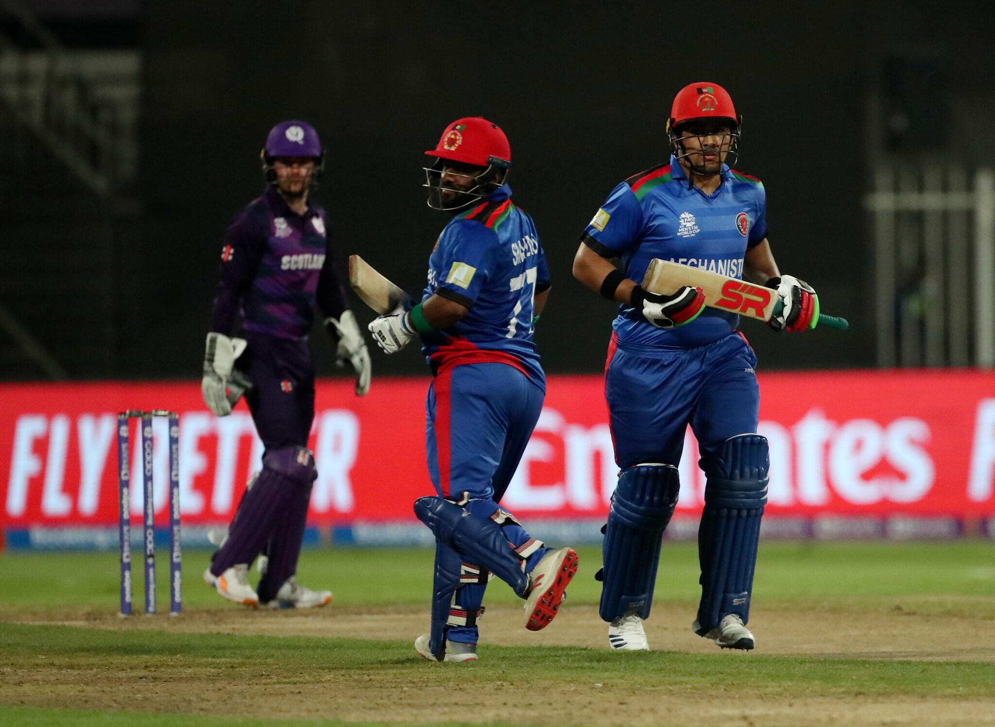 T20 World Cup in Pictures, AFG vs SCO: Mujeeb, Rashid Spin Afghanistan ...