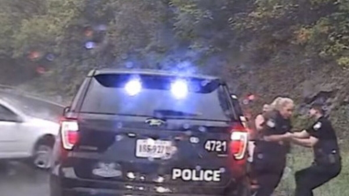 Watch: US Cop's Quick Reflex Helps Save Colleague's Life From Skidding ...