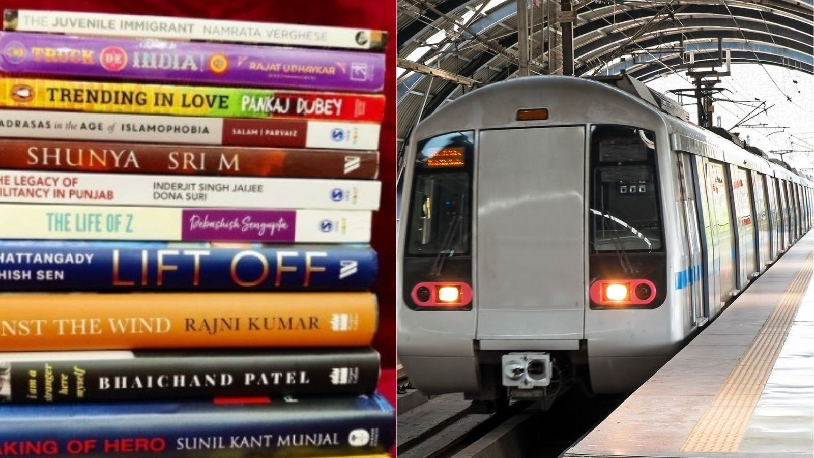 Books on the Go: Delhi Woman's Initiative on Metro Aims to Give ...