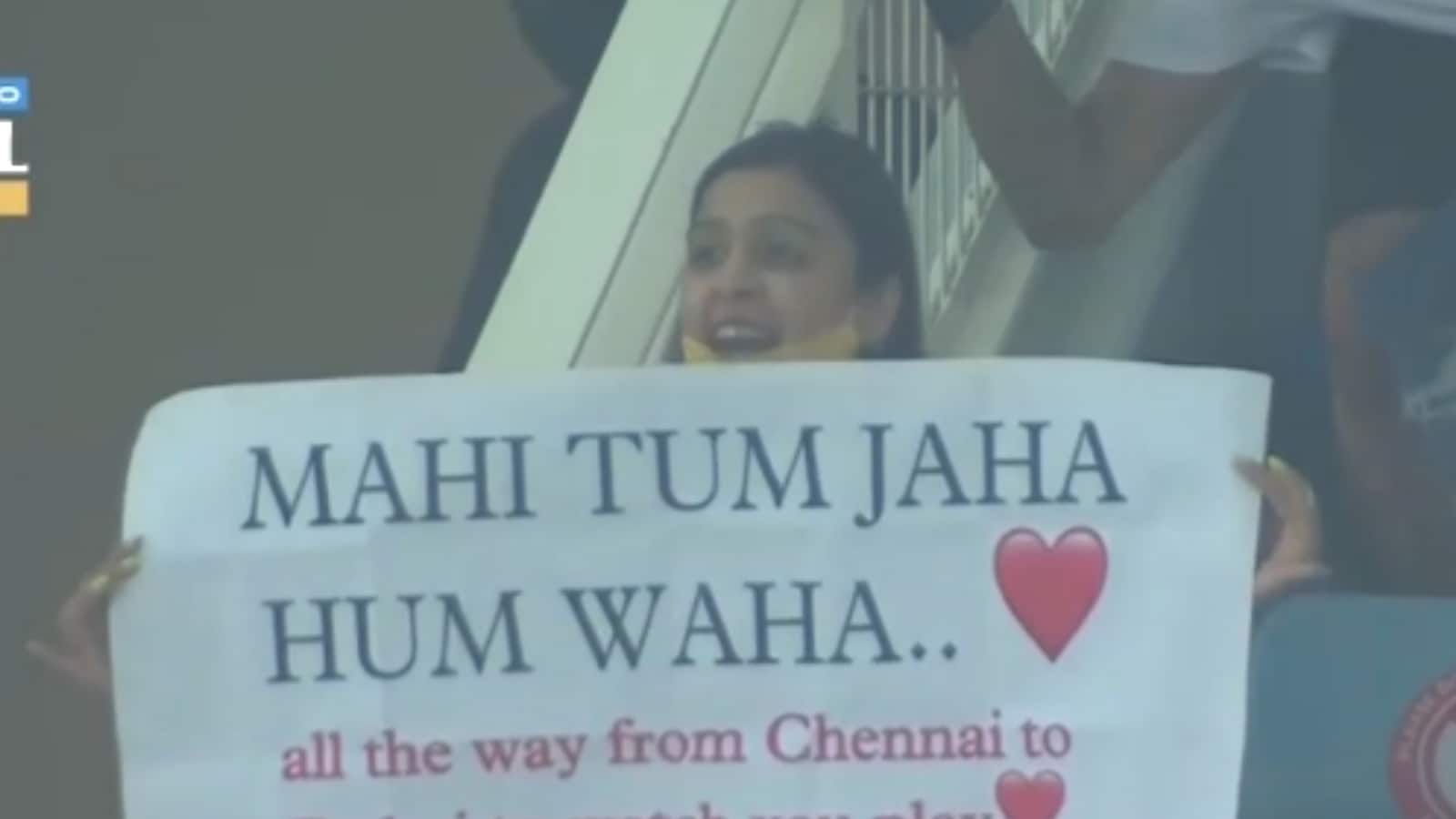 'Mahi Tum Jaha': Superfan Travels from Chennai to Watch Dhoni Play ...