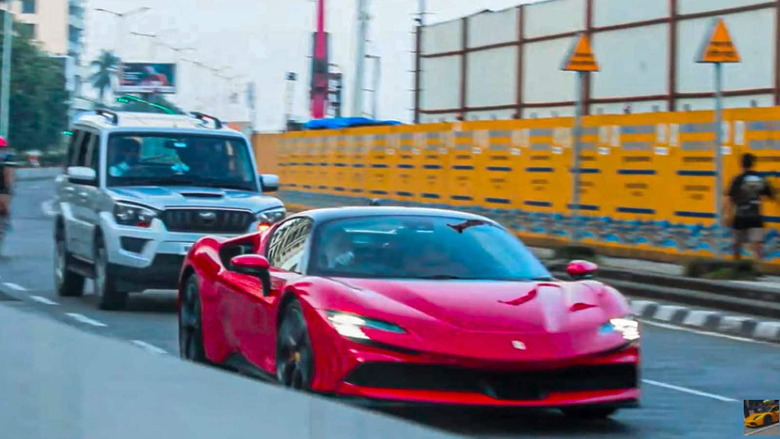 Ferrari SF90 Stradale Spotted in Mumbai Being Driven by Gautam ...