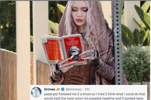 Grimes Says She Only Posed With Karl Marx Book to Mess With Paparazzi ...