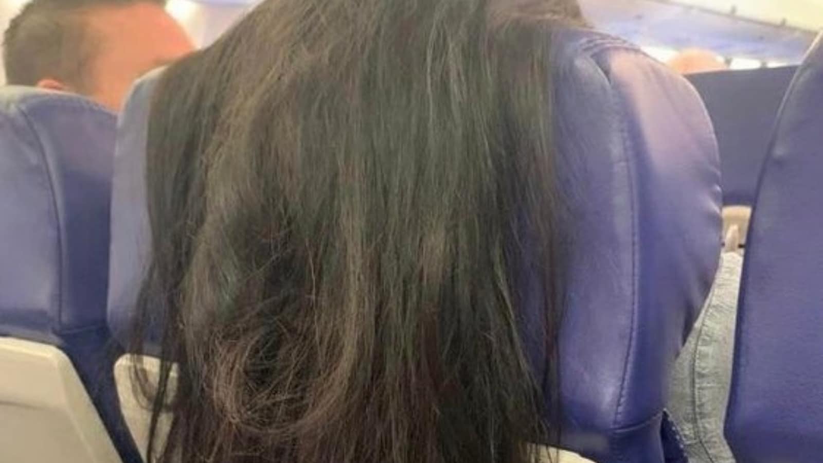 Viral Photo of Woman's Hair Slung Over Seat in Flight Has Twitter ...
