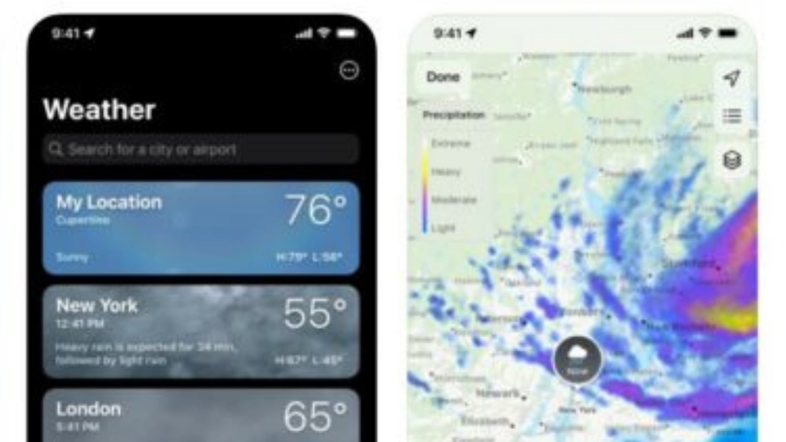 Apple's New iOS15 Now Lets You See When and Where It's Likely to Rain ...