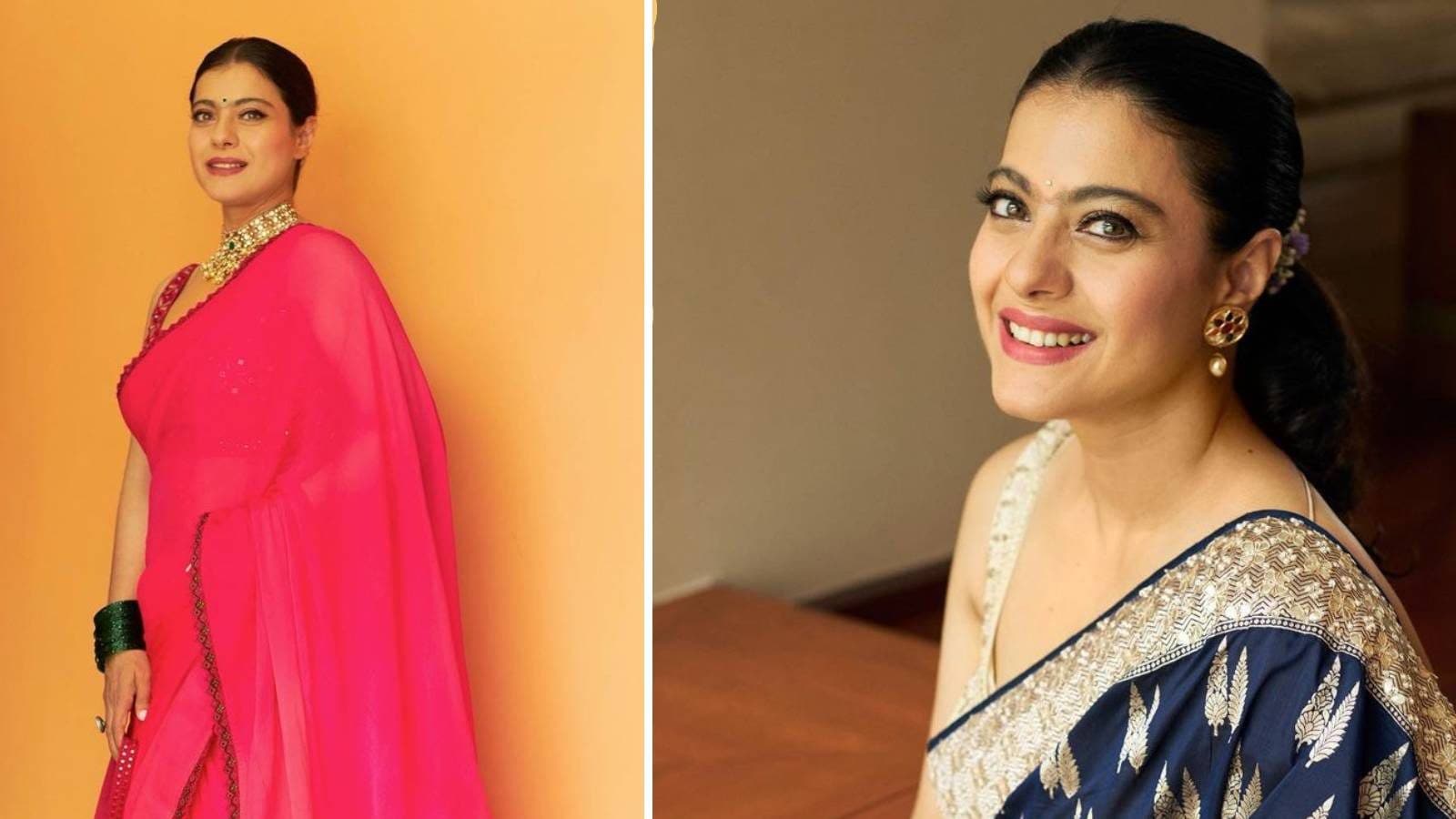 Kajol Spells Saree Magic This Durga Puja, See The Diva Look Glamorous ...