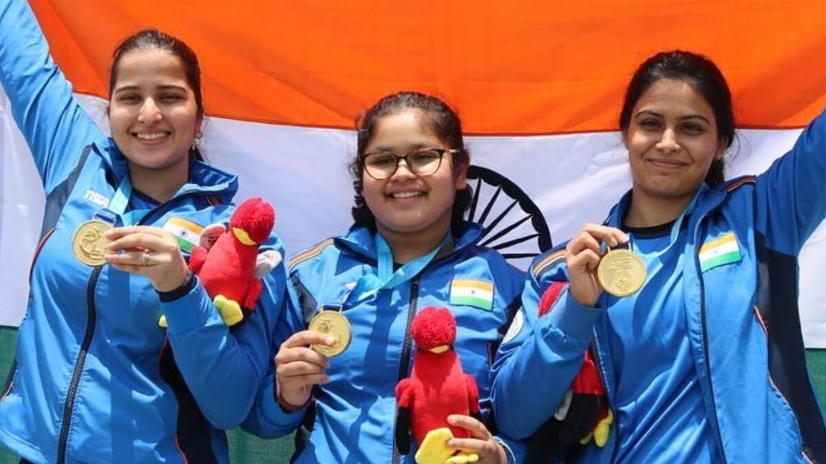 Manu Bhaker, Naamya Kapoor and Rhythm Sangwan Strike Gold at Junior ...