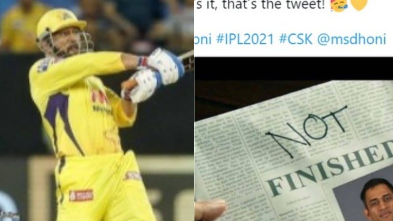 Vintage Dhoni Powers CSK to IPL 2021 Finals and ‘Thala’ Fans Celebrate ...