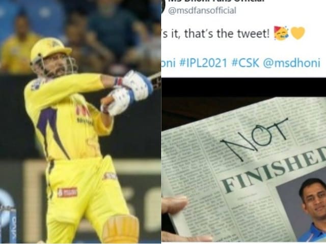 Vintage Dhoni Powers CSK to IPL 2021 Finals and ‘Thala’ Fans Celebrate ...