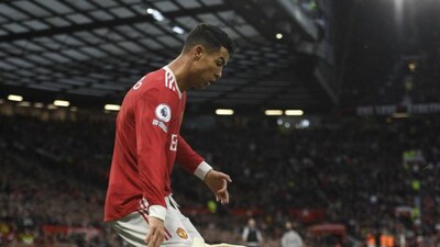 WATCH | Frustrated Cristiano Ronaldo Kicks Curtis Jones During Man ...