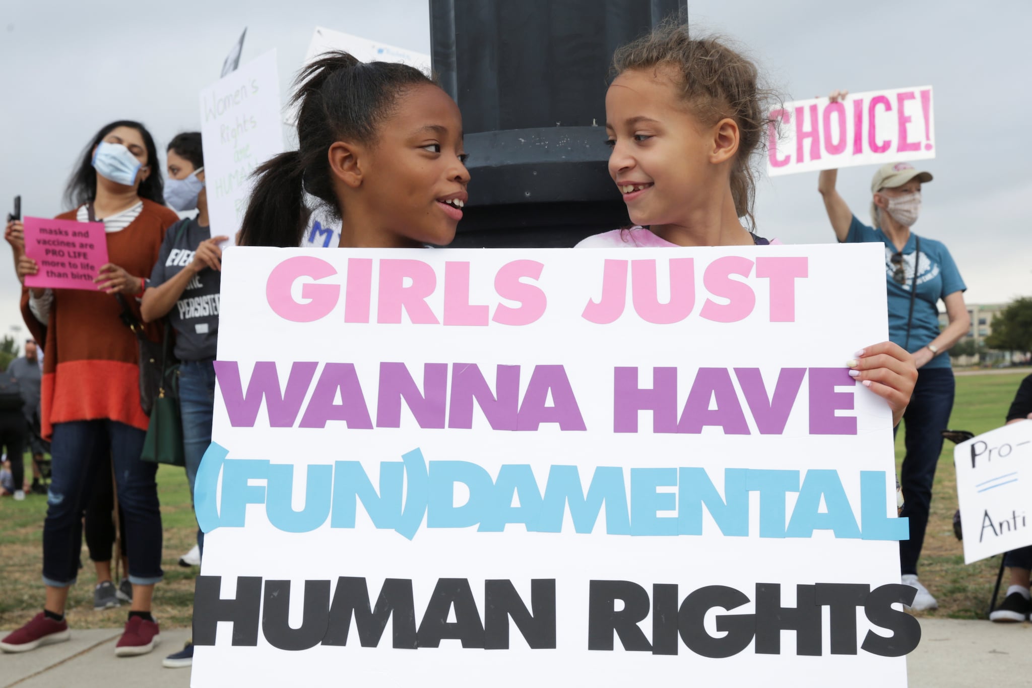 In Photos: The Powerful Banners From US Women's March Against Texas ...