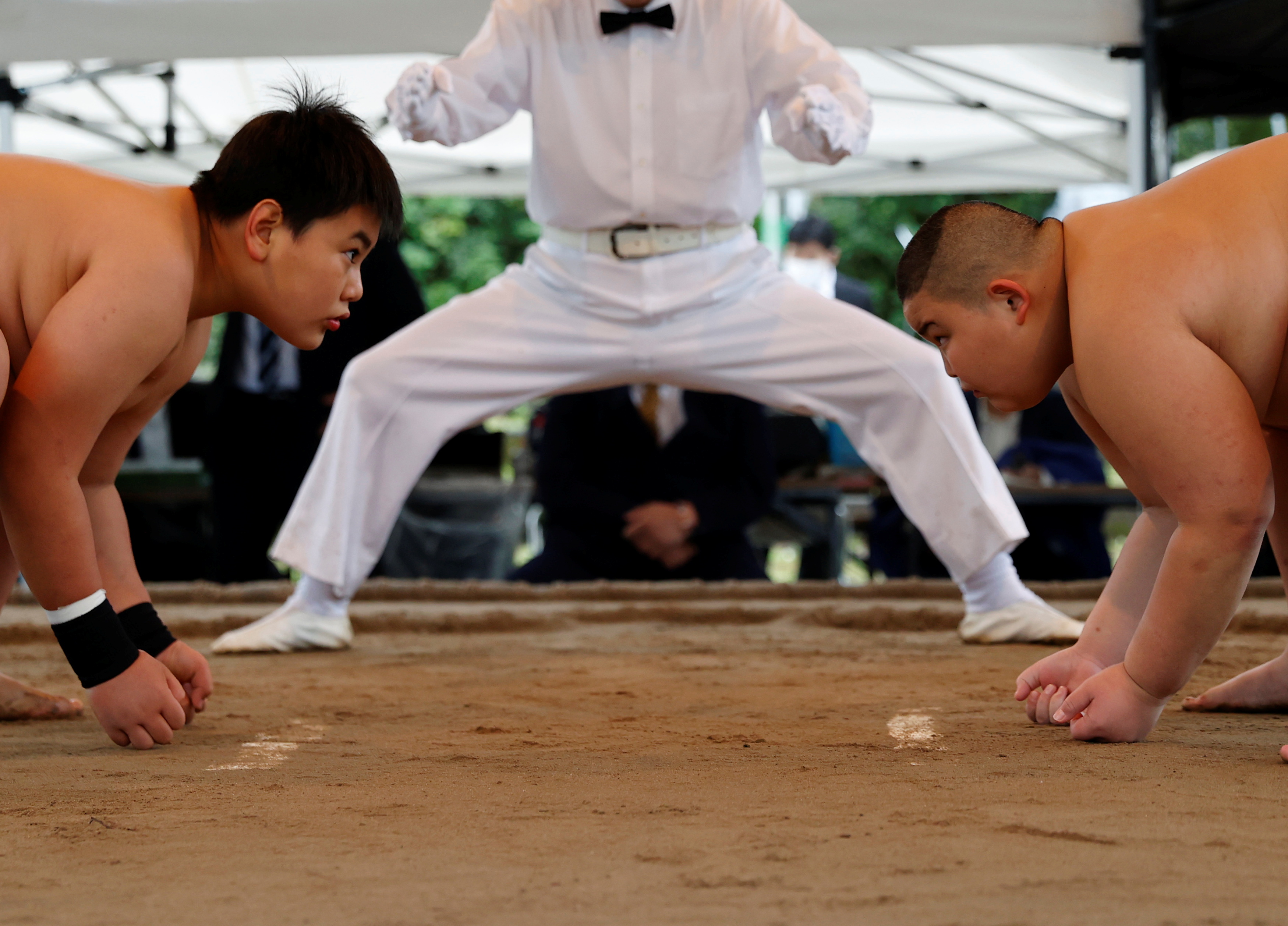 In Photos: Elementary School Sumo Wrestlers Compete in Tokyo - News18