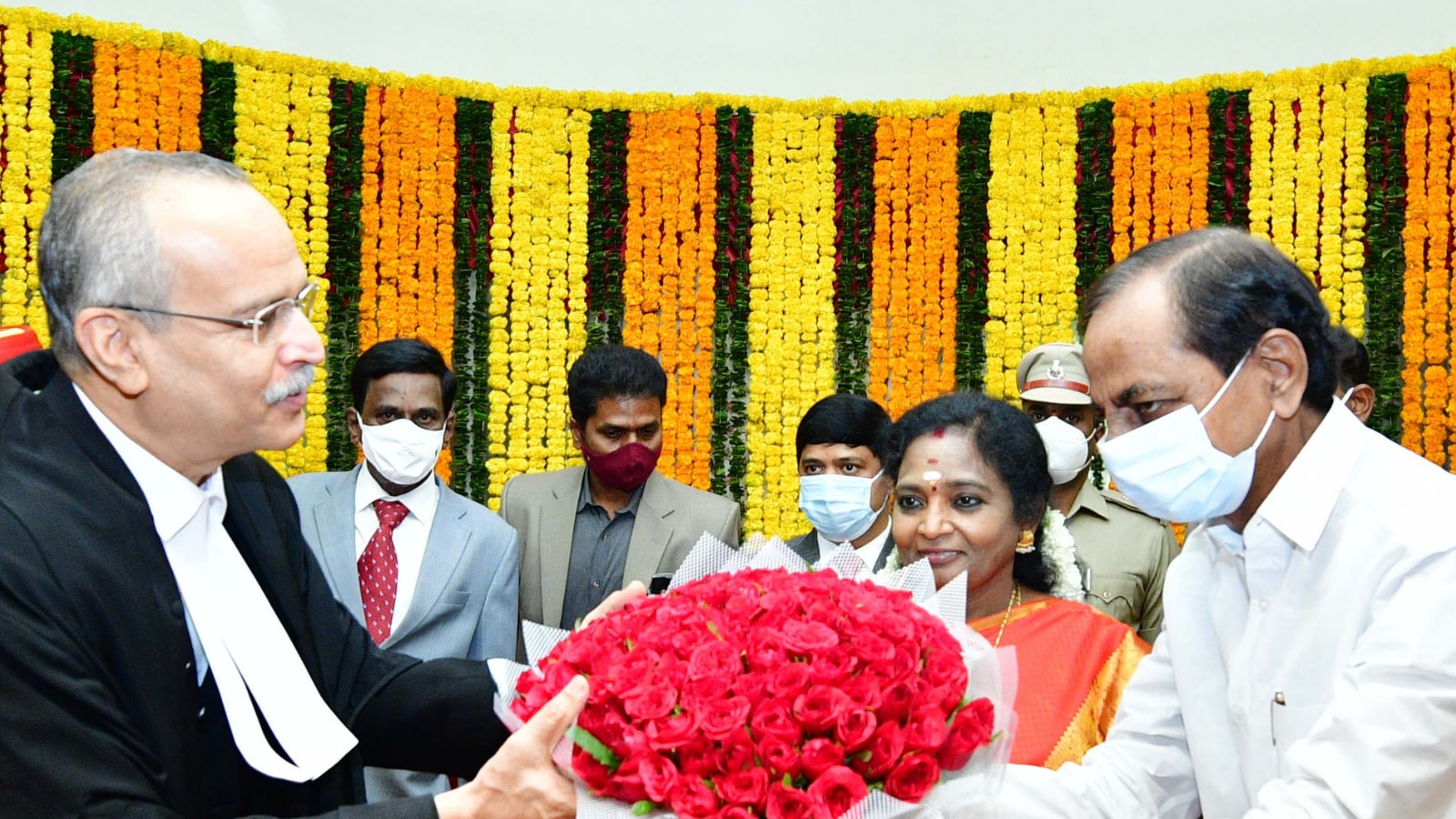 Satish Chandra Sharma Sworn in as Chief Justice of Telangana High Court ...