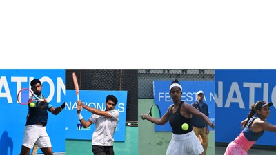 Fenesta Open: Sharmada Balu, Zeel Desai, Nikki Poonacha and Digvijay ...