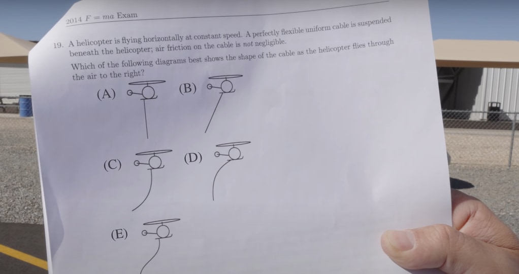 YouTuber Rents Helicopter to Solve 'Controversial' Physics Question in ...