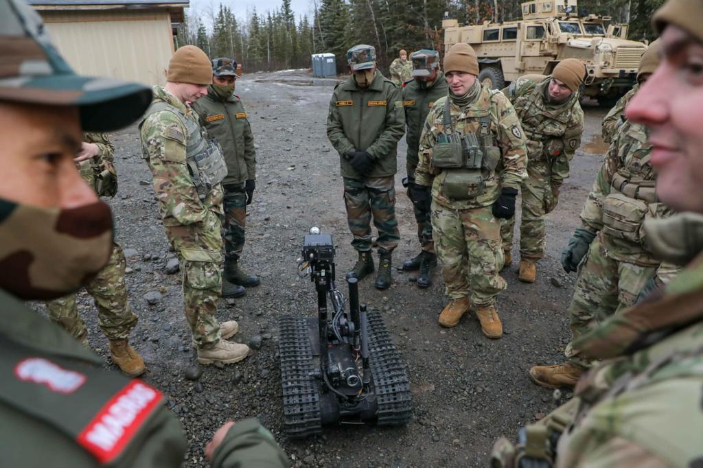 US and Indian Armies Train Together in Alaska, Practice Using Drone ...