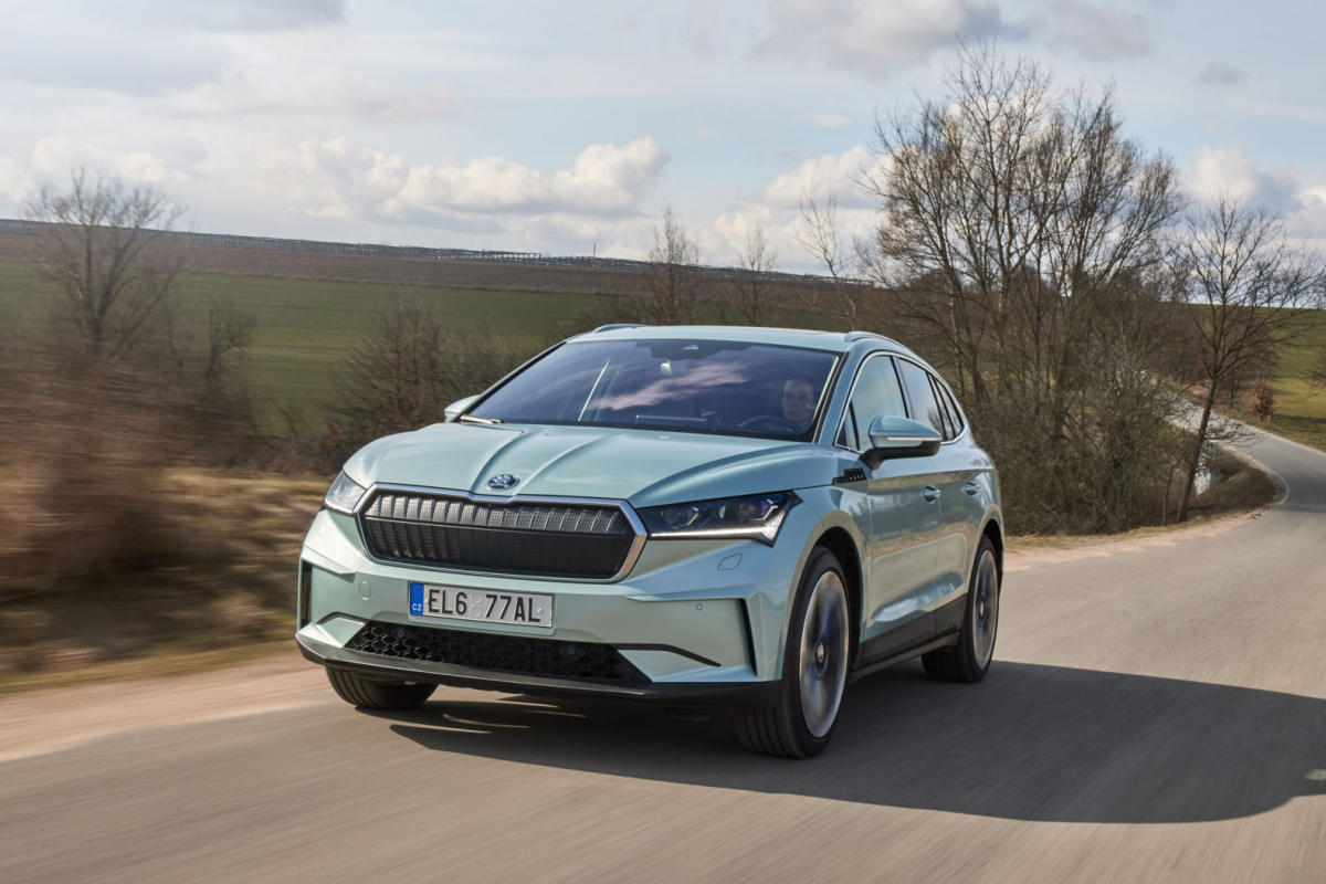 In Pics: Skoda Enyaq iV Electric SUV - Closer Look at Design, Features ...