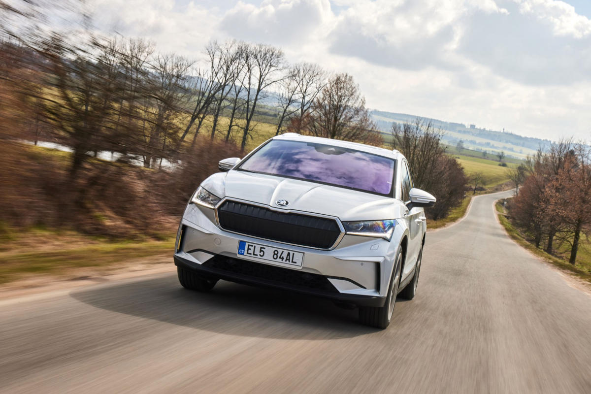 In Pics: Skoda Enyaq iV Electric SUV - Closer Look at Design, Features ...