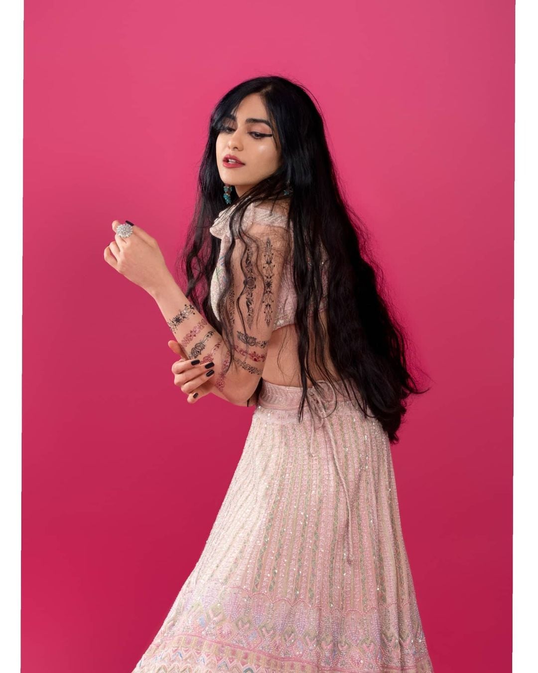 Adah Sharma Oozes Elegance In Gorgeous Lehenga, See Diva Ace Ethnic ...