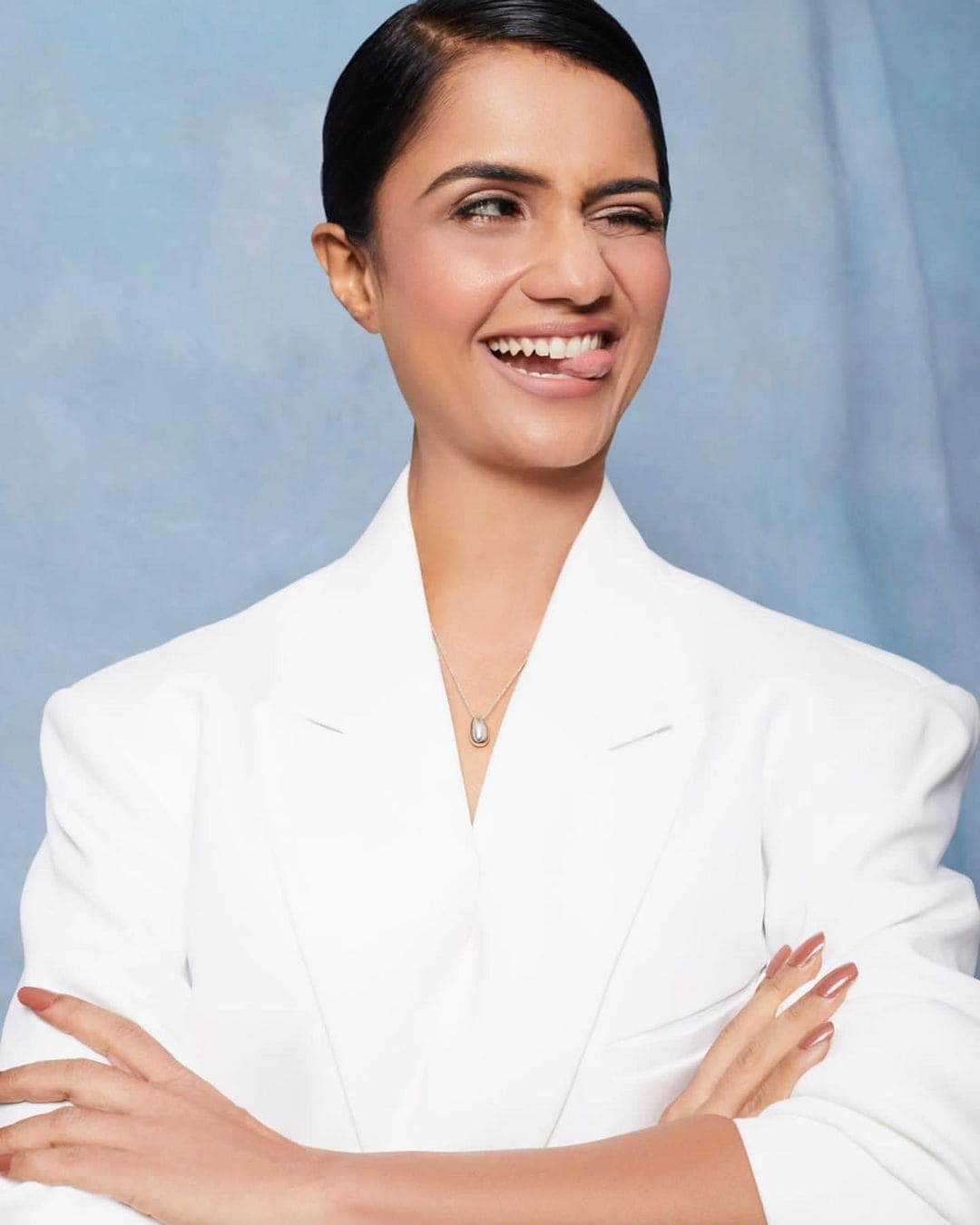 Amruta Subhash Stuns In White Pant-Suit, Take A Look At Diva's ...