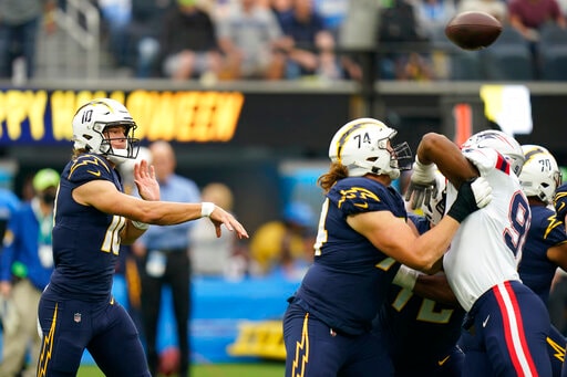 Herbert Listed As Full Participant During Chargers' Practice