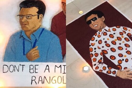 Majnu Bhai to Mirzapur: These Bollywood-themed Rangoli Memes Will Crack ...
