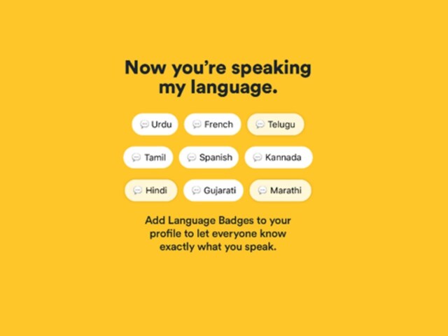 Bumble Reveals Its New 'Language Badges' Bring More Matches - News18