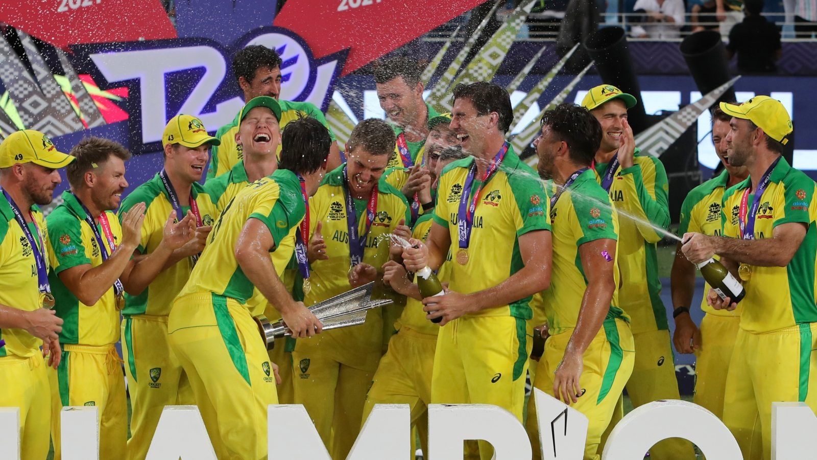 T20 World Cup 2021 Final in Pictures: Australia Beat New Zealand to Win ...